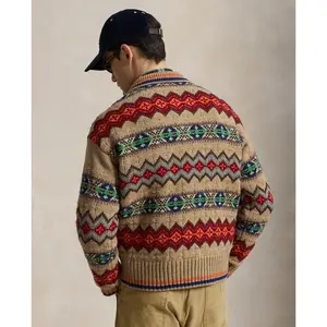 Ralph Lauren Fair Isle Wool-blend Polo-collar Sweater