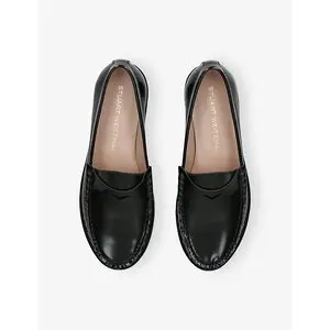 STUART WEITZMAN Lottie Patent-leather Loafers