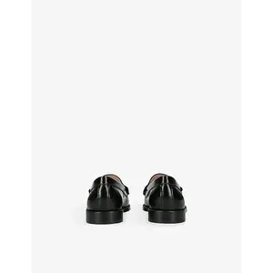 STUART WEITZMAN Lottie Patent-leather Loafers