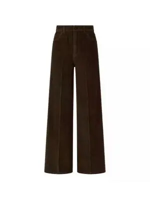 CRUNA Taylor Corduroy Wide-leg Trousers - Brown