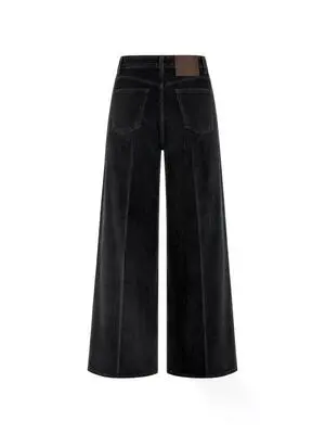 CRUNA Corduroy Wide-leg Trousers