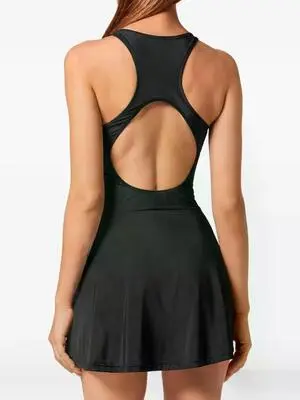 PLEIN SPORT Logo-print Racerback Dress