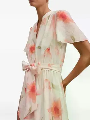 EVER NEW Dahlia Floral-print Midi Dress