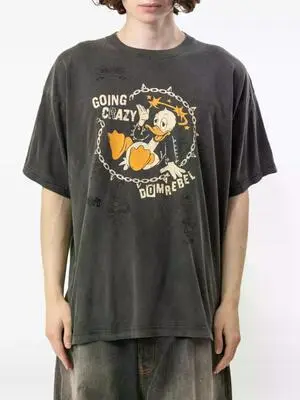 DOMREBEL Cray Graphic-print T-shirt - Black