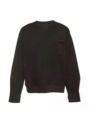 Jacquemus Logo-embroidered Sweatshirt - Black