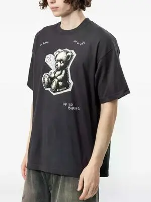 DOMREBEL Zzz Bear Graphic-print T-shirt