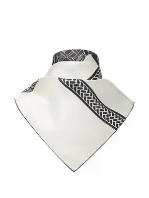 Fendi Selleria Horse-print Scarf - Neutrals