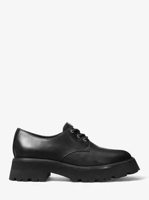 Michael Kors Loden Leather Oxford In Size By