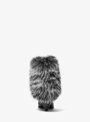 Michael Kors Jayla Faux Fur And Leather Boot In Size By