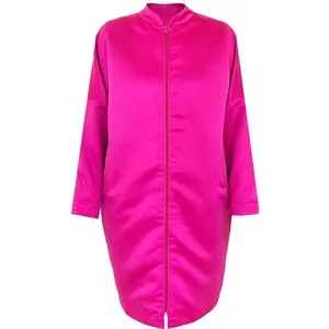 MAXJENNY Festive Occasion Coat Hot - Pink