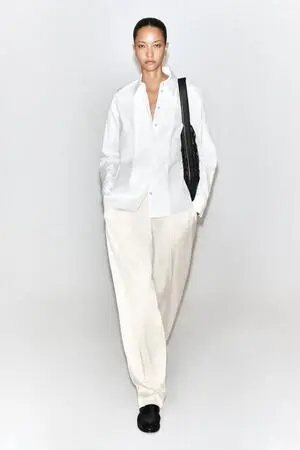 Cos Pintucked Cotton-silk Tuxedo Shirt