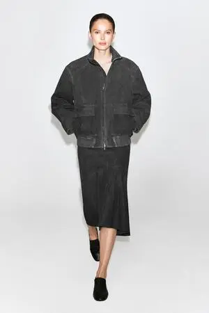 Cos Corded Suede Padded Jacket