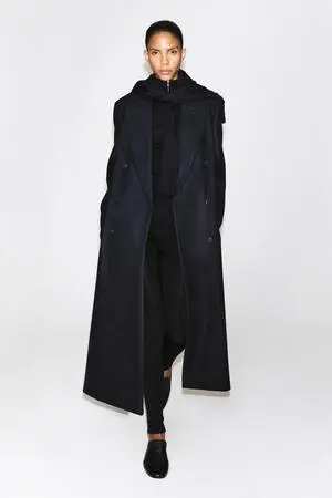 Cos Tailored Wool Double-breasted Long Coat