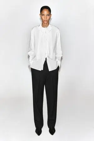 Cos Grosgrain Bib-front Cotton Shirt