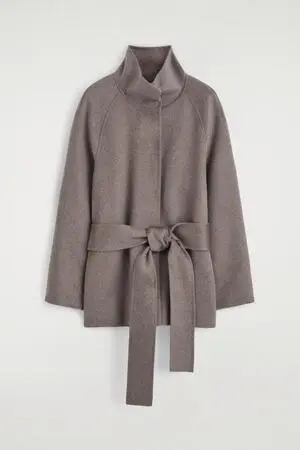 Cos Belted Double-faced Cashmere Jacket