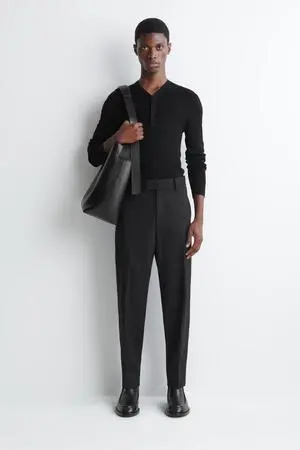 Cos Wool Regular-fit Tapered Pants