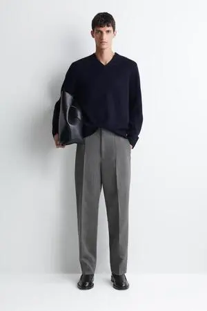 Cos Merino Wool V-neck Sweater