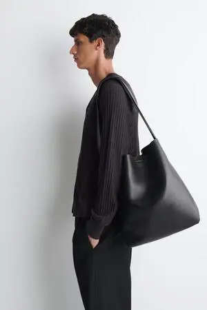 Cos Minimal Tote Bag Leather