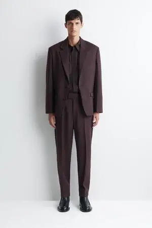 Cos Wool-twill Single-breasted Blazer