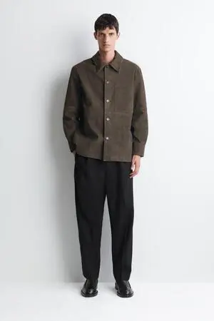 Cos Corded Suede Overshirt
