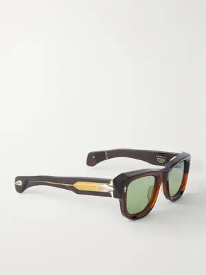 JACQUES MARIE MAGE Conrad D-frame Acetate Sunglasses