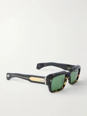 JACQUES MARIE MAGE Dakota Square-frame Acetate Sunglasses