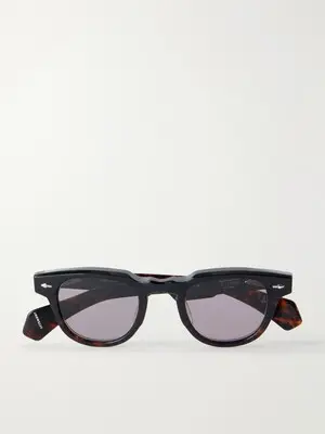 JACQUES MARIE MAGE Wahkan D-frame Acetate Sunglasses - Tortoiseshell