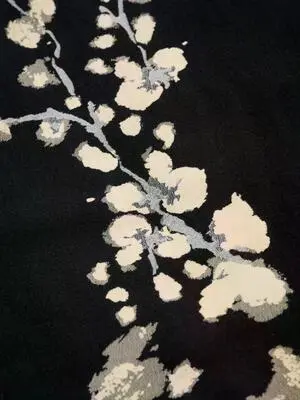 PSOPHIA Floral-print Funnel-neck Coat