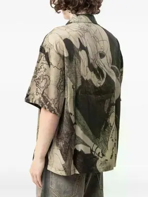 DOMREBEL Extrovert Sketch-print Shirt