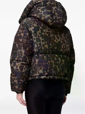 SAVE THE DUCK Leopard-print Puffer Jacket