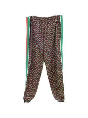 Gucci 2010s Gg Star Track Pants - Black