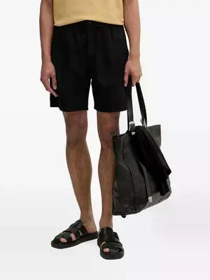 Marc O'polo Elasticated-waist Bermuda Shorts - Black