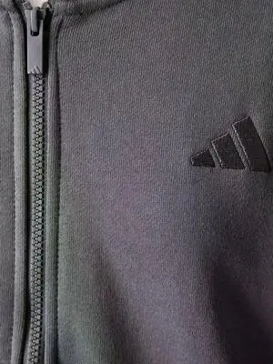 Adidas Kit Logo-embroidered Zip-up Hoodie