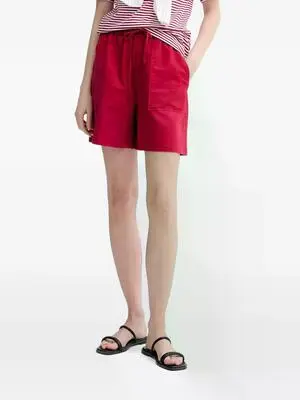 Marc O'polo Drawstring Patch-pocket Shorts - Red