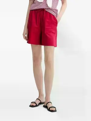 Marc O'polo Drawstring Patch-pocket Shorts - Red