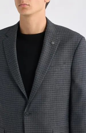 ALLSAINTS Ross Checked Slim Fit Sport Coat