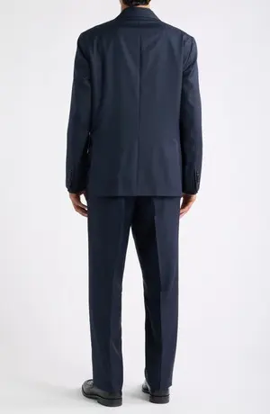 ALLSAINTS Tango Double Breasted Plaid Wool Suit