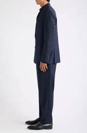 ALLSAINTS Tango Double Breasted Plaid Wool Suit