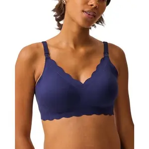 KINDRED BRAVELY Barebond Cotton Maternity & Nursing Bra - Navy