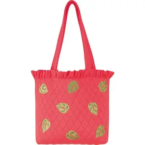 C&F HOME Leaf Ruffle Tote - Pink