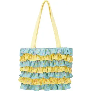 C&F HOME Fizzy Ruffle Tote - Blue