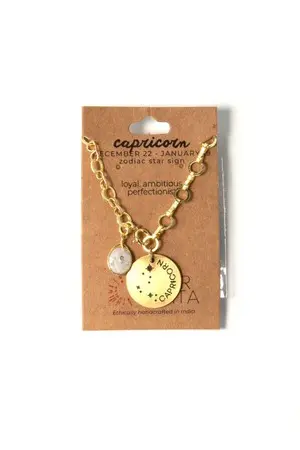 FAIR ANITA Zodiac Star Sign Necklacecapricorn