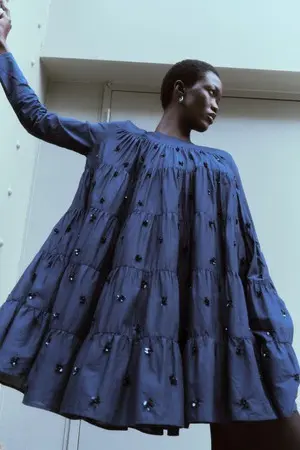 Merlette Soliman Embellished Dress