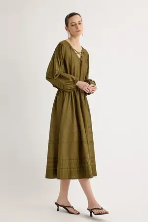 Merlette Leonora Dress - Olive