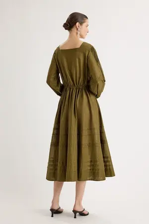 Merlette Leonora Dress - Olive
