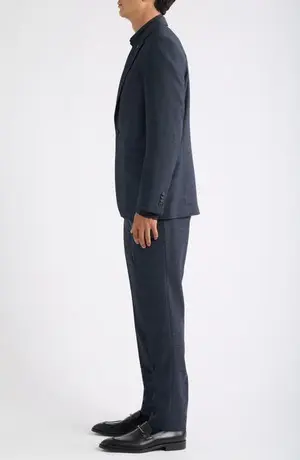 ALLSAINTS Ross Textured Wool Blend Suit