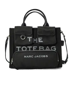 Marc Jacobs The Cargo Canvas Medium Tote Bag - Black
