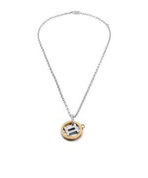 Balenciaga Horoscope Gemini Necklace - Gold/silver