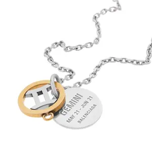 Balenciaga Horoscope Gemini Necklace