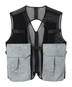 Stone Island Vest With Multiple Pockets And Utility Loops